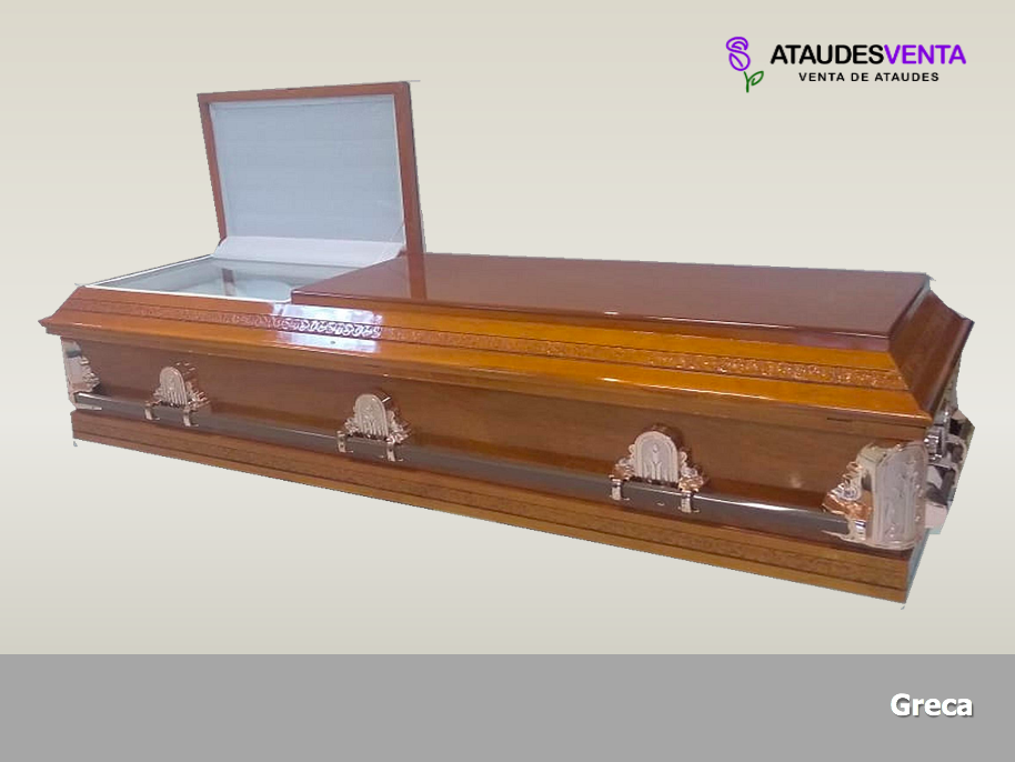Ataúd De Madera Básico Greca - VENTA DE ATAUDES PRECIO