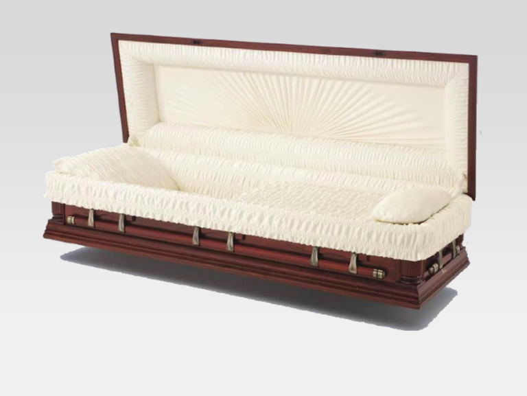 Ataúd De Madera Intermedio Starwood Doble Tapa - VENTA DE ATAUDES PRECIO